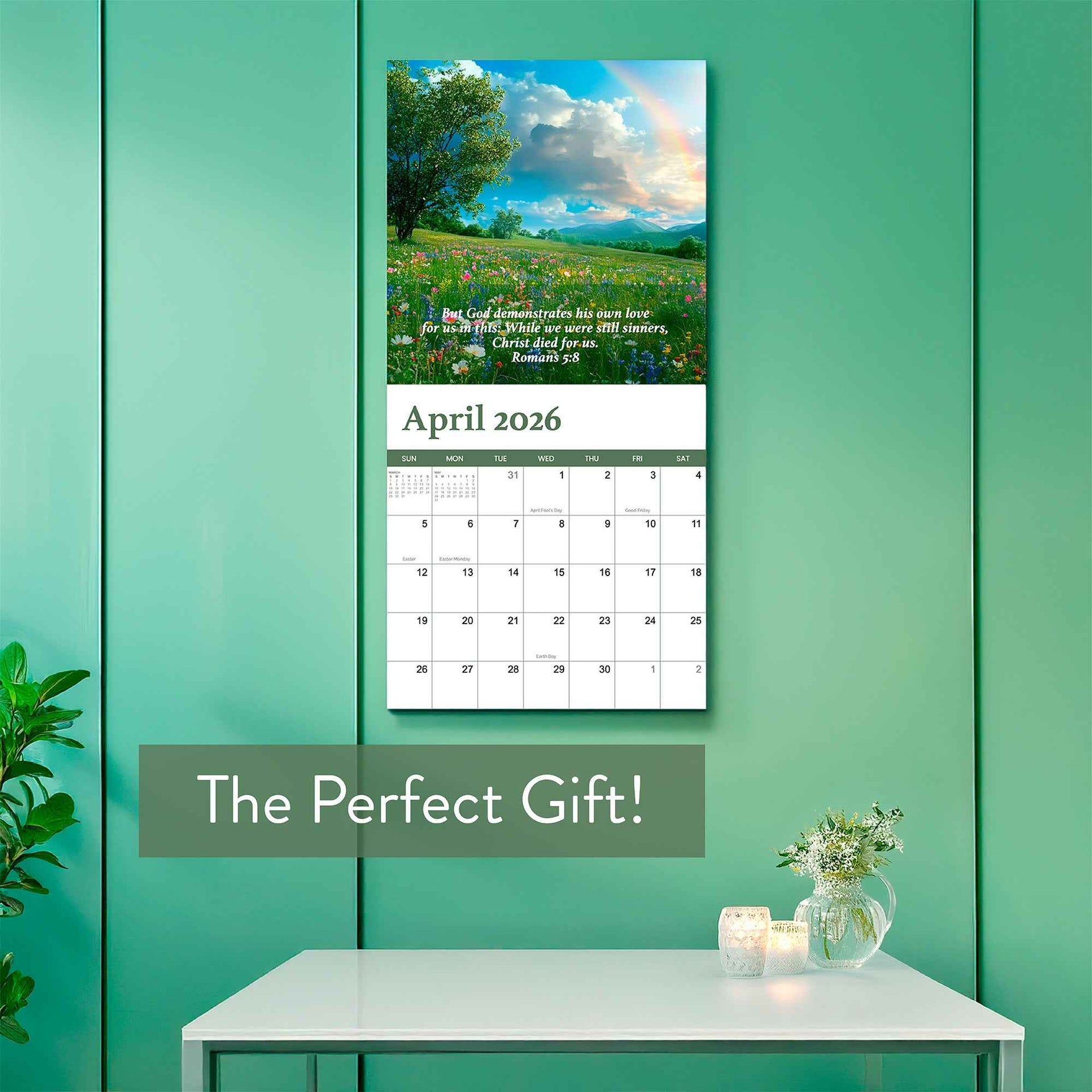 2026 Bible Verse Wall Calendar - Eterna Goods