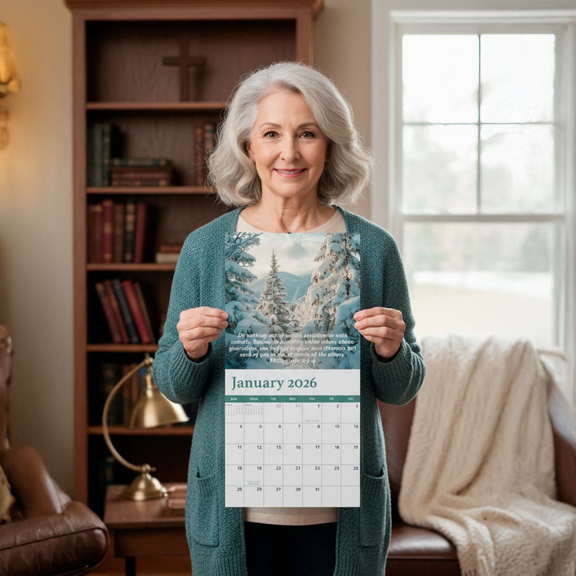 2026 Bible Verse Wall Calendar - Eterna Goods